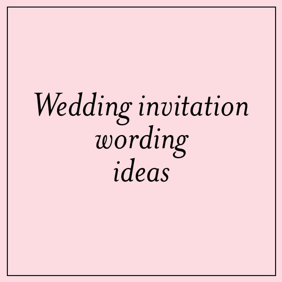 Unique Wedding Invitation Wording Ideas MOSPENS STUDIO
