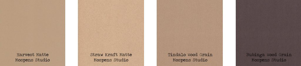 Cardstock (backing), and Folder Card Color Options