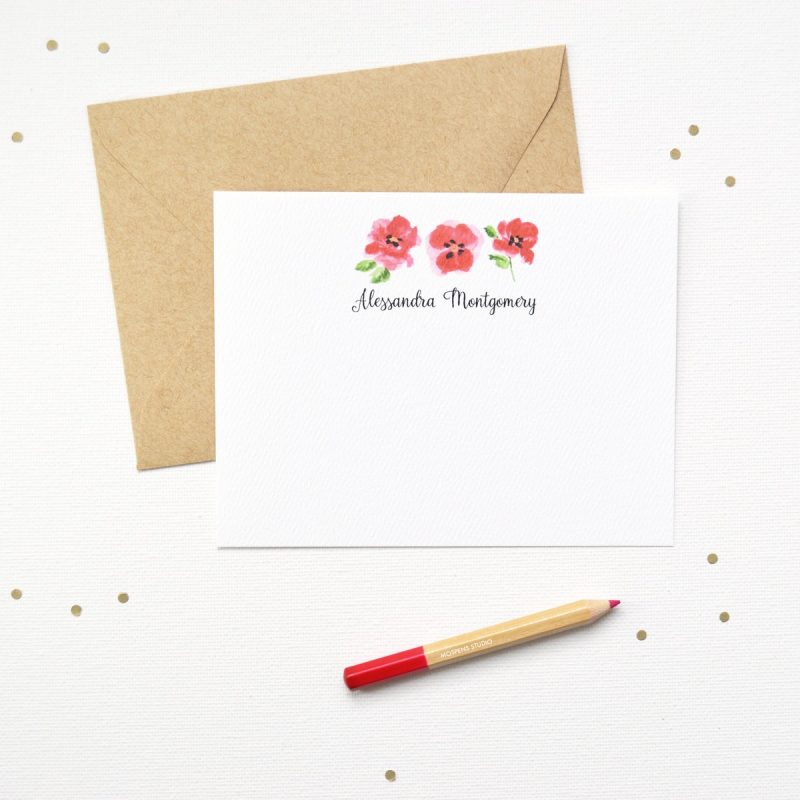 OUR FAVORITE FLORAL STATIONERY