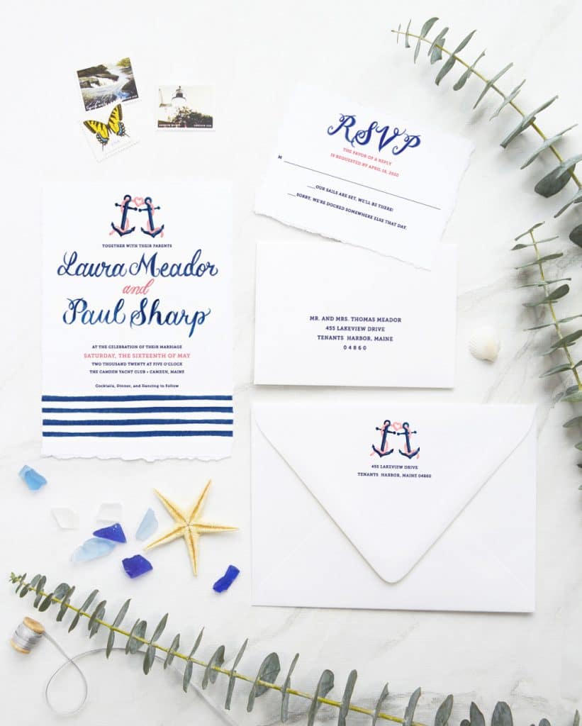 27 Sea-worthy Nautical Wedding Invitations