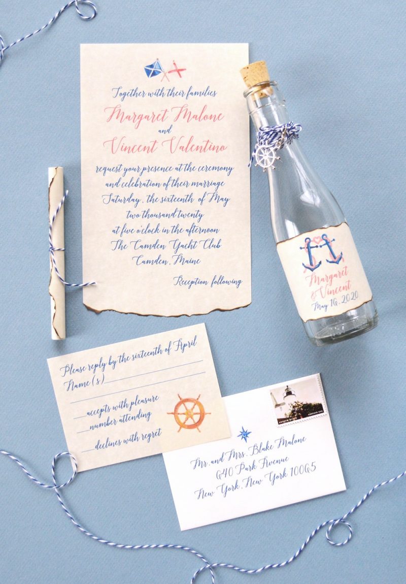 27 Sea-worthy Nautical Wedding Invitations
