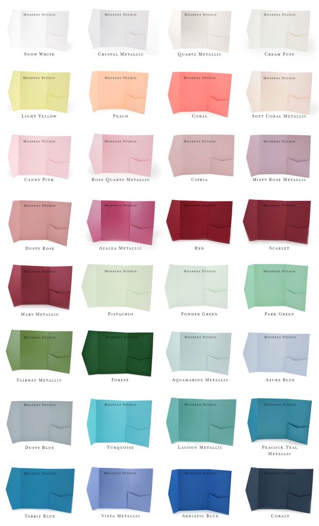 Pocket Folder Colors