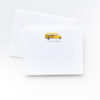 School Bus Personalized Stationery Notecard Set | Bus Driver ...